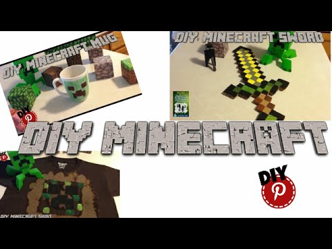 DIY: Minecraft - Create Minecraft Items - Free Printables - YouTube