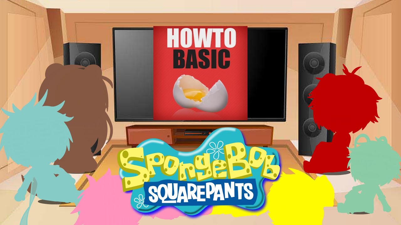 SpongeBob SquarePants react to How To Make Egg Fried Rice - YouTube