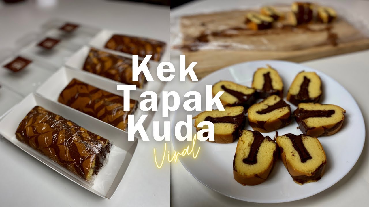 Kek Tapak Kuda Resepi Mudah Pasti Jadi Sesuai Untuk Niaga - YouTube