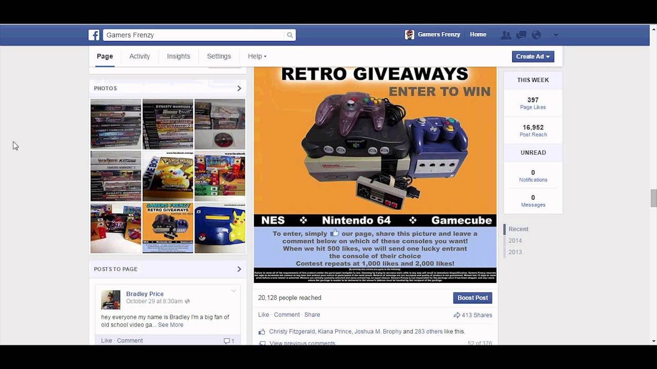 Retro Giveaway Contest Number One - Gamers Frenzy - YouTube