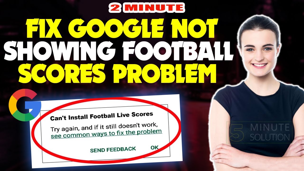 How to fix Google Not Showing Football Scores Problem 2024 - YouTube