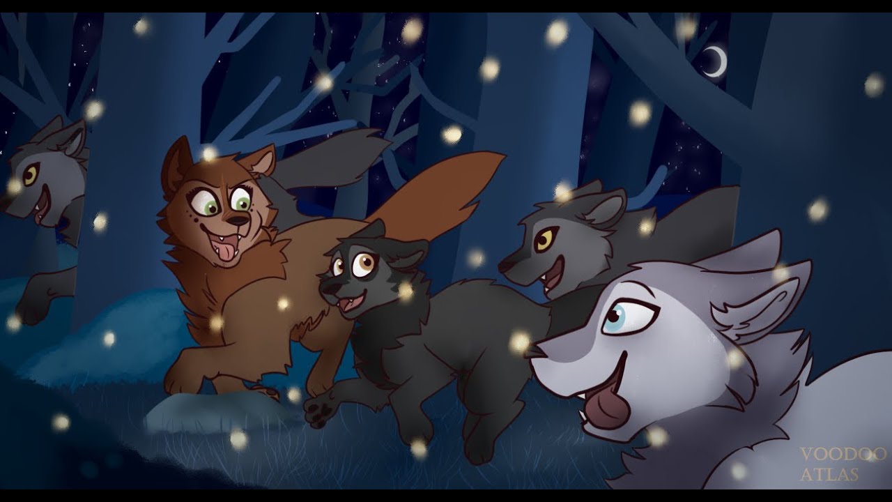 Running with the Wolves - Speedpaint - YouTube