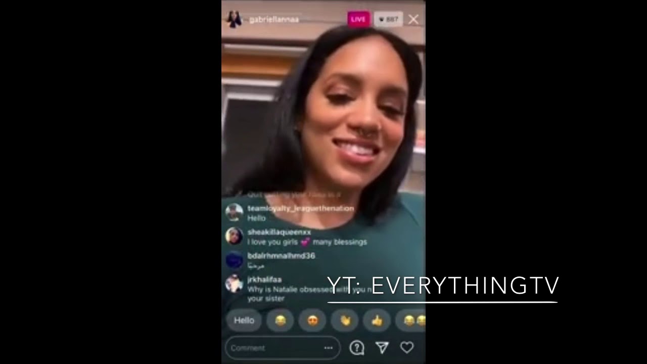 GABI VICTOR ON IG LIVE ADDRESSING WINTER FROM BGC 11/2/20 - YouTube
