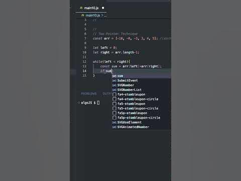 Master the Two Pointer Trick in JavaScript: Solve Problems Faster! - YouTube