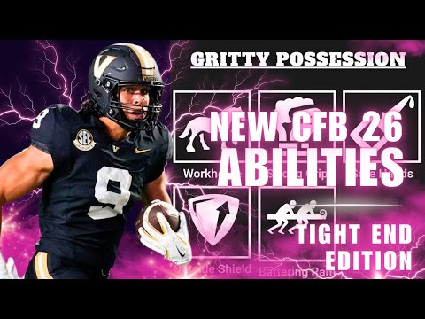 Ultimate CFB 26 ABILITIES Breakdown Video: Tight End Edition - YouTube