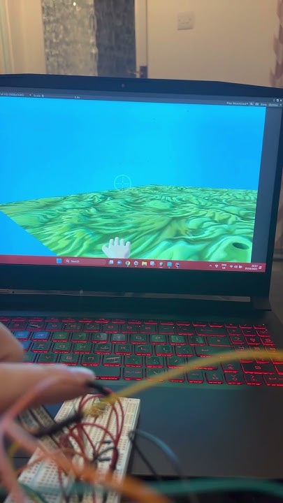 Arduino + Unity. Virtual hand project - YouTube