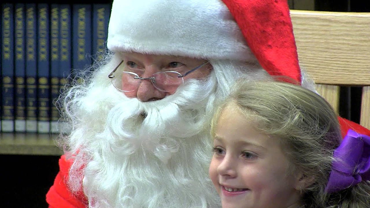 Santa Visits Holleman Elementary! - YouTube
