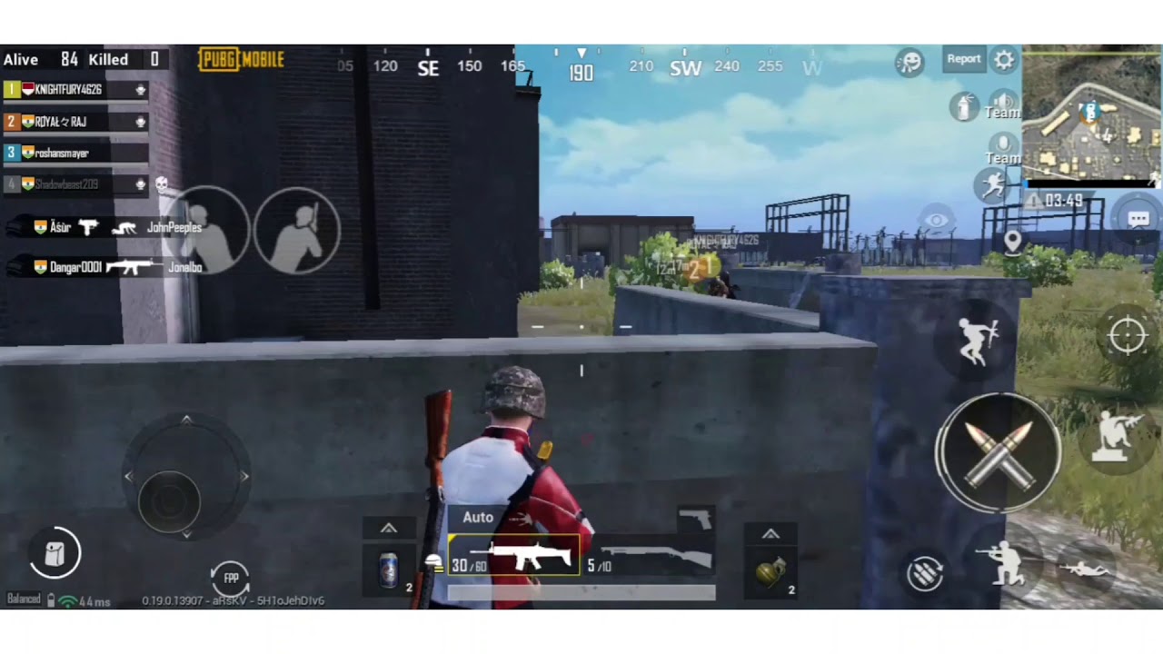 Military base 1 vs 3 intense fight/Squad wipe out/1 by clutch/GAMEPLAY ...