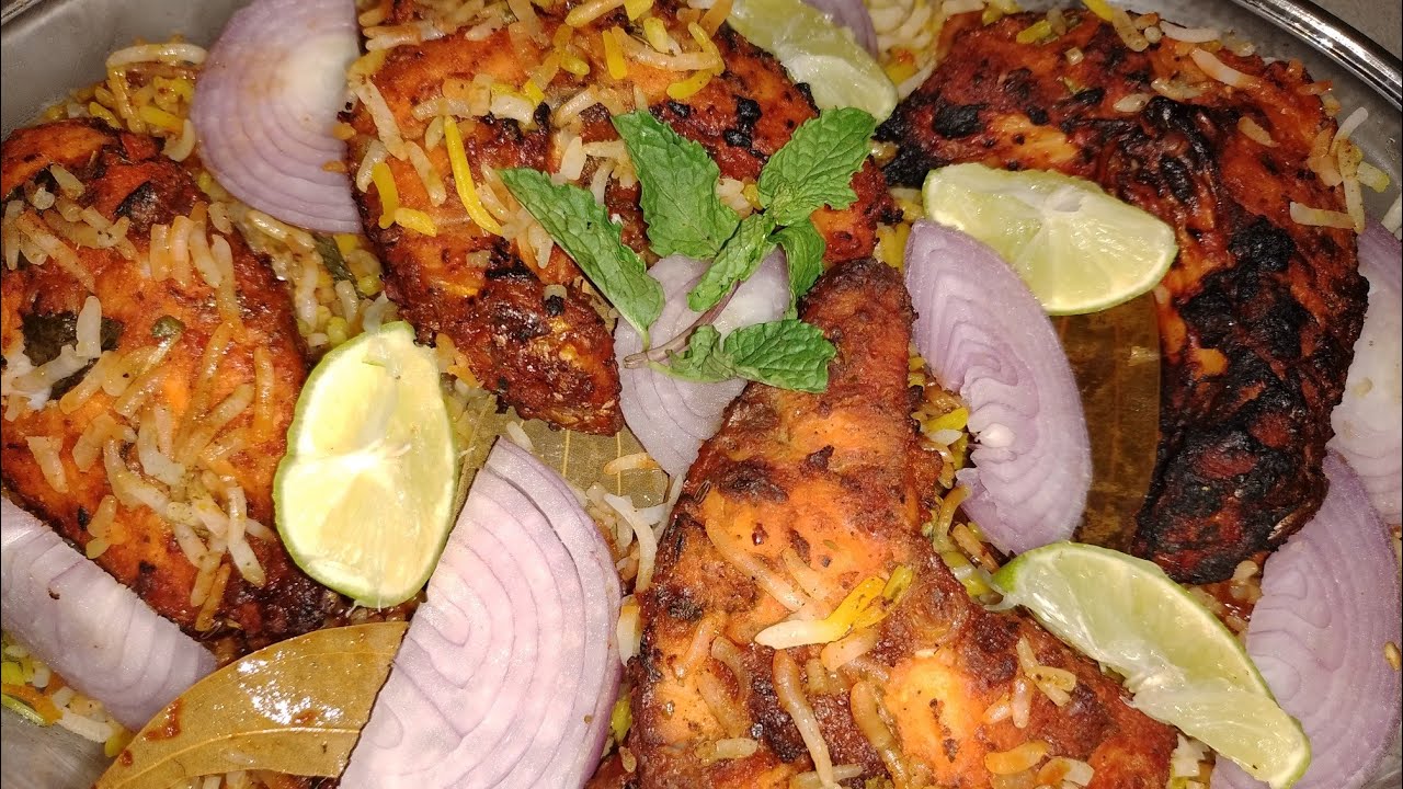 Tandoori Fish Dum Biryani | fish Dum Biryani | tandoori fish | dum ...