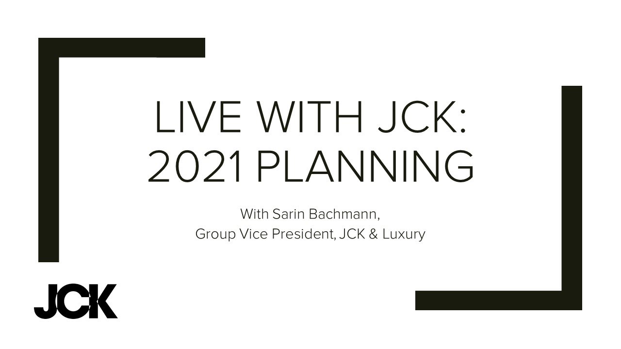 Live With JCK: 2021 Planning - YouTube
