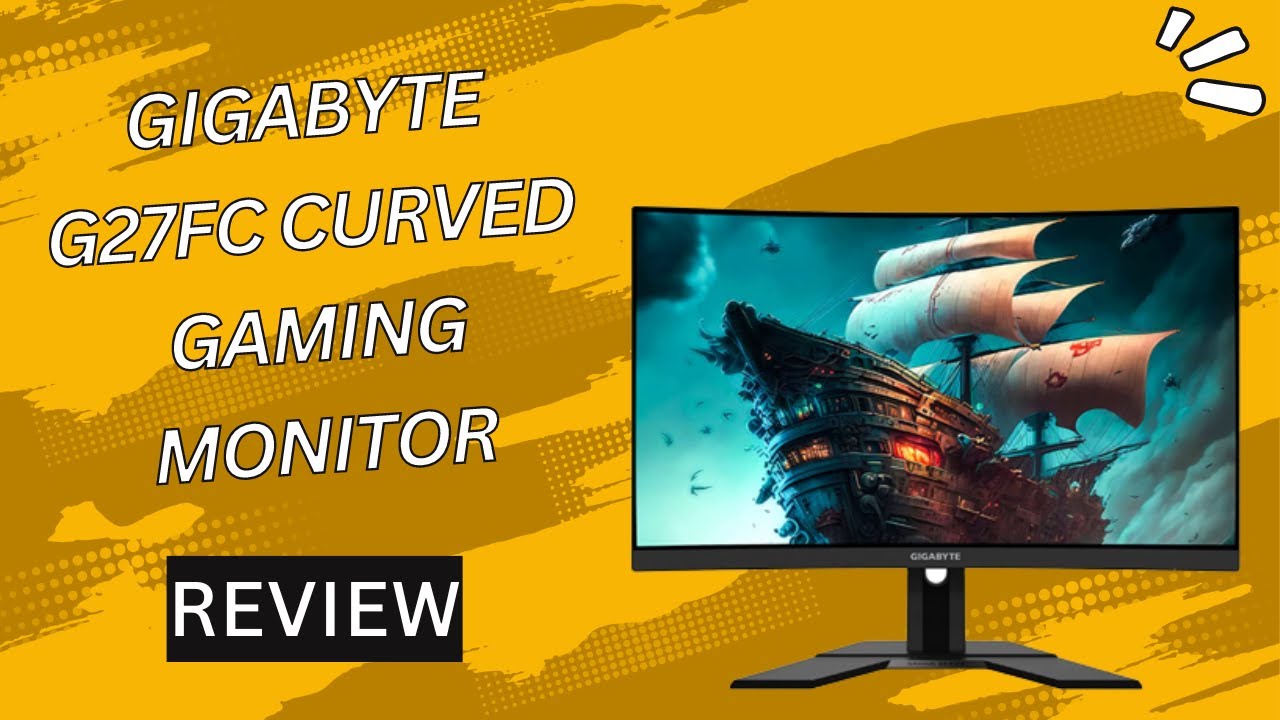 Gigabyte G27FC Curved Gaming Monitor: Immerse Yourself in Gaming Bliss ...