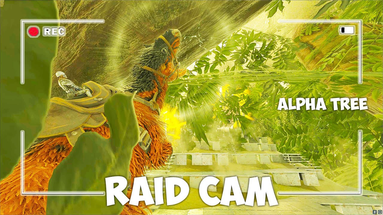 Ark Raid Cam - How a Youtuber Tribe Raids Valguero Alpha Tree On Ark ...