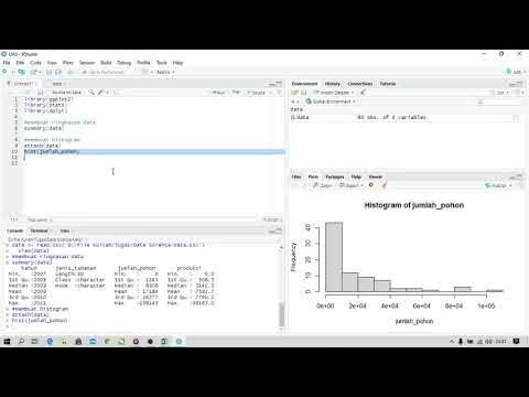 UAS DATA SCIENCE C || VISUALISASI DATA DENGAN RSTUDIO - YouTube