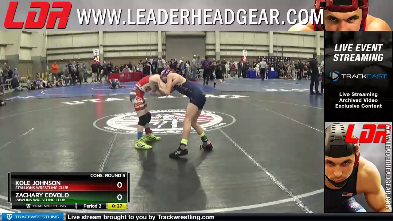 Middle School 77 Zachary Covolo Rawlins Wrestling Club Vs Kole Johnson ...