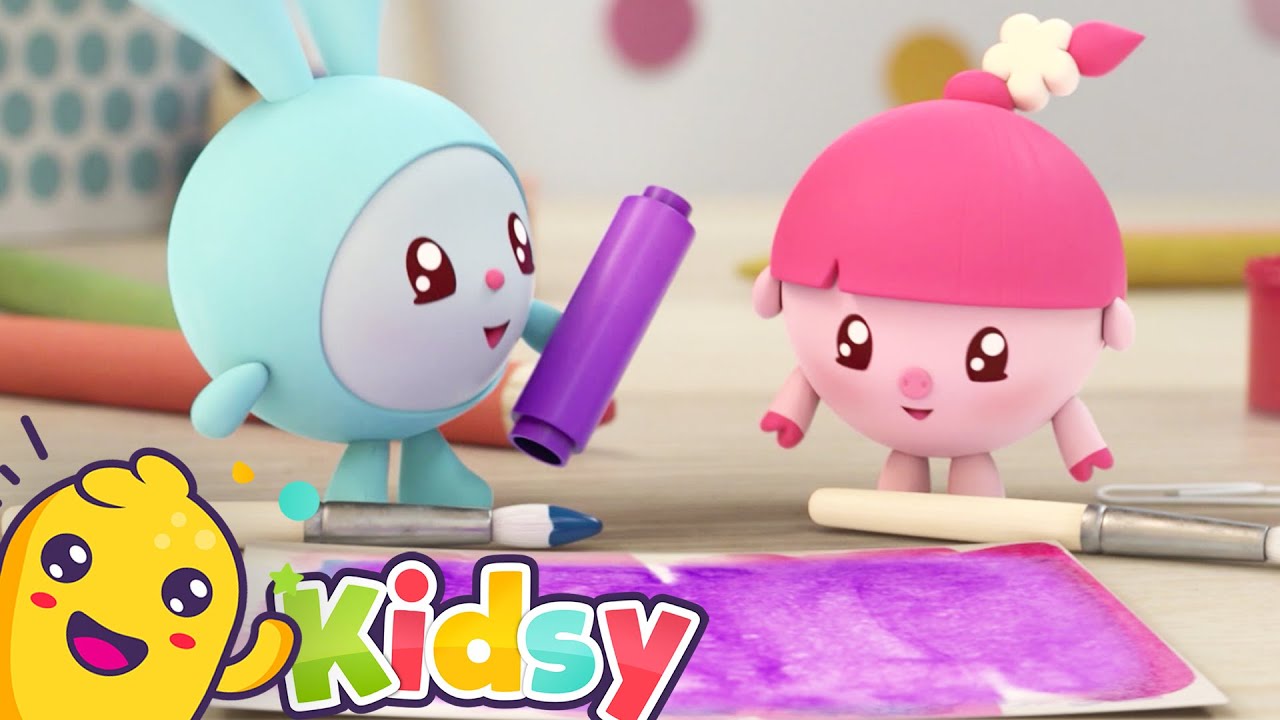 In Love with painting? BabyRiki friends will help with color learning ...