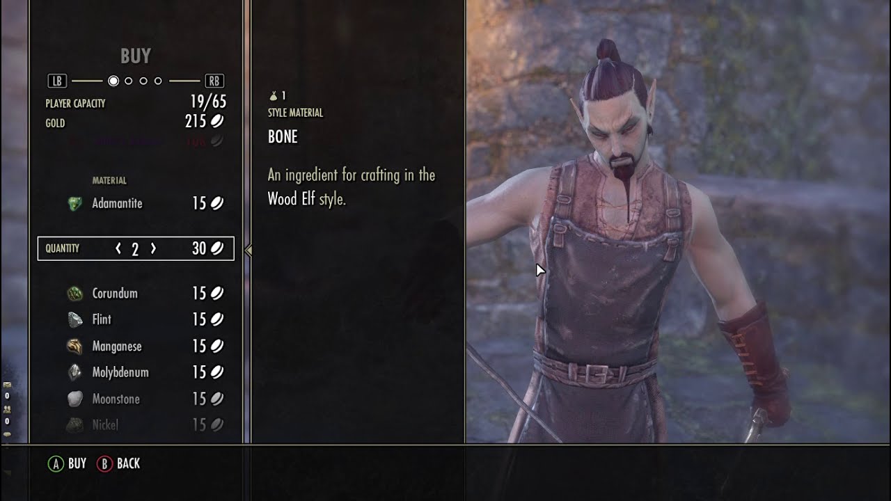 Elder Scrolls Online, Blacksmith Certification, Craft a Dagger - YouTube