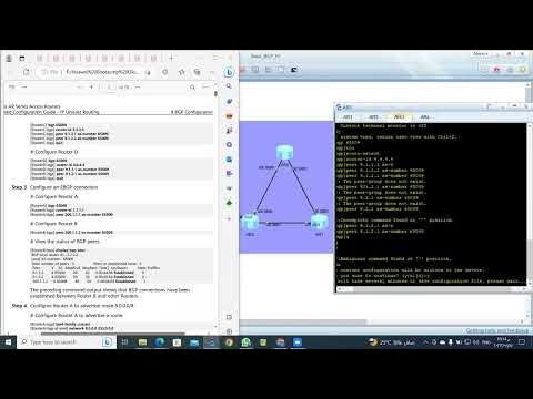 How to Configure BGP Functions - A step-by-step tutorial on how to set up BGP basic functions ...