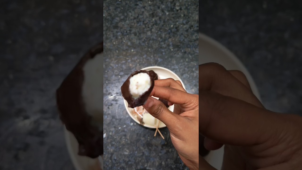 Homemade Mini Chocobar Icecream only with 3 ingredients #icecream# ...