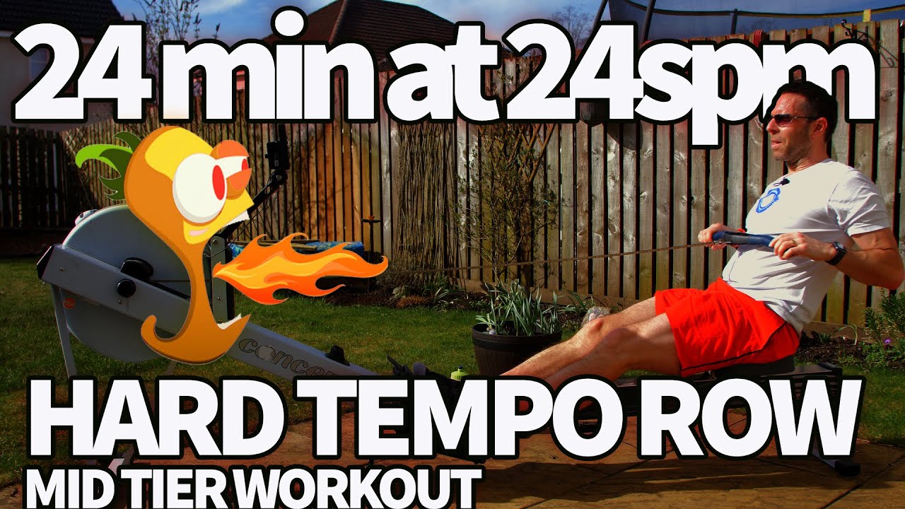 24 Minute Challenging Rowing Workout - Build and Go Longer | 2K Plan v2 ...