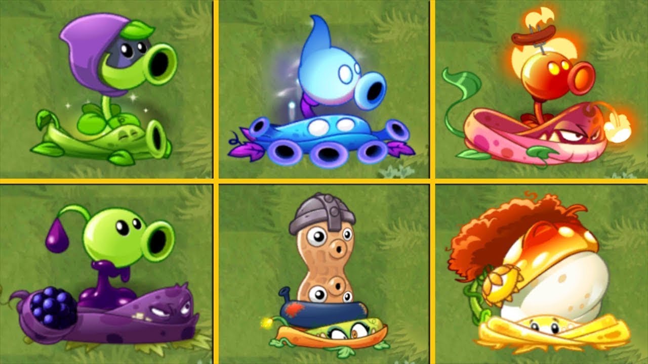 Plants Vs Zombies 2 _ All VINE Plants _ Team Plants Power-Up_ (PVZ2 ...