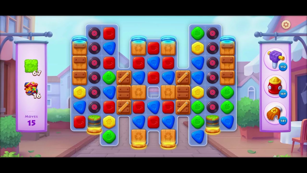 TOWNSHIP Colorful Puzzle Match -3 game level # 2085 - YouTube