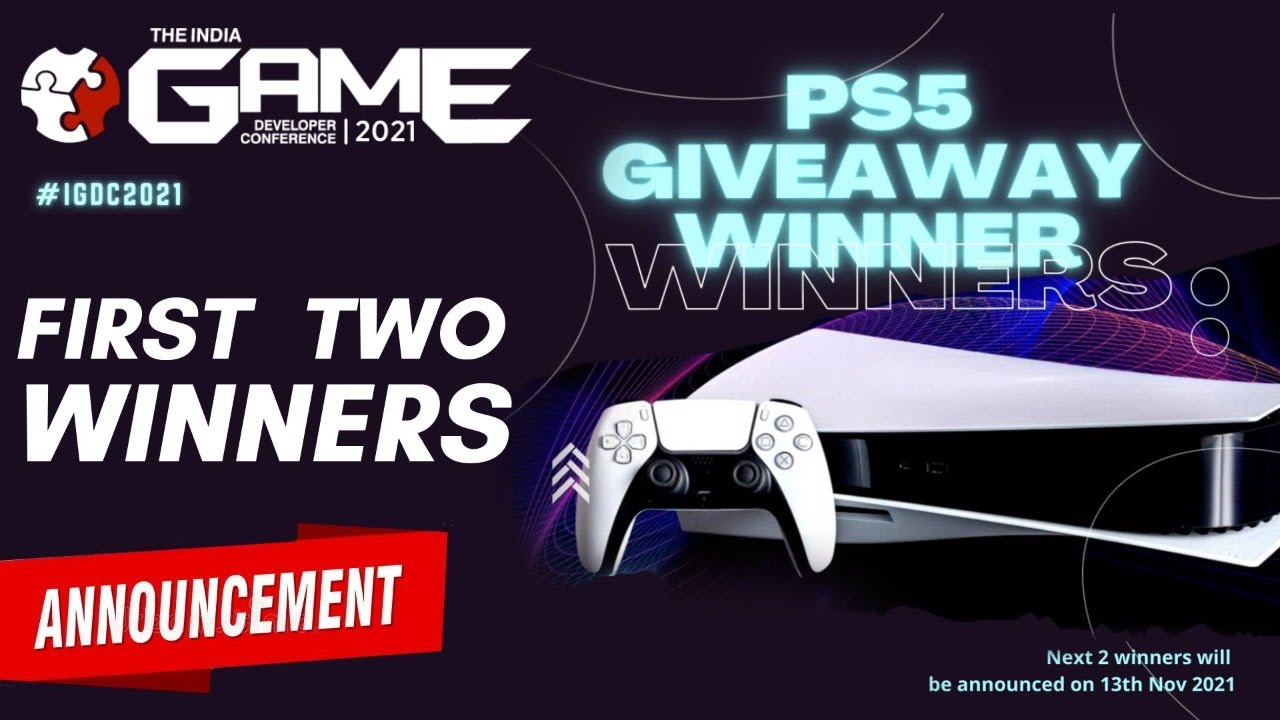 PS5 GIVEAWAY WINNERS | ANNOUNCING FIRST TWO WINNERS WITH ...