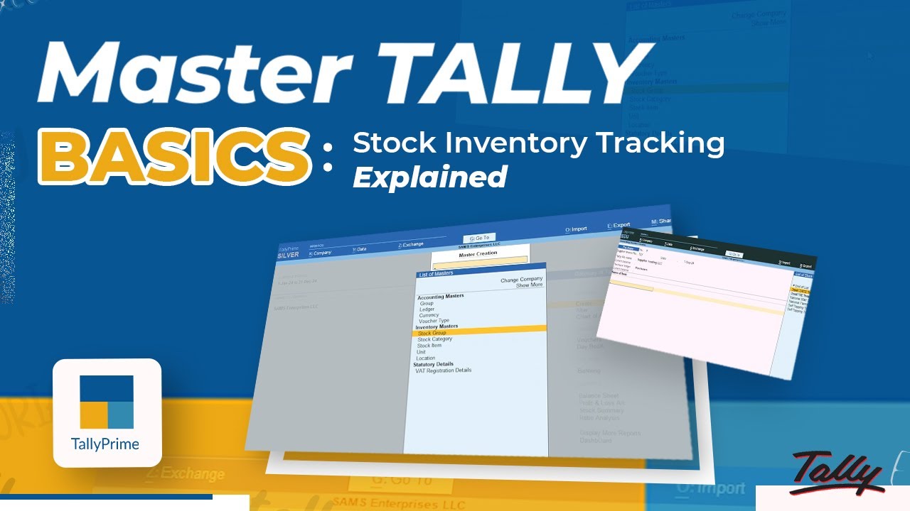Master Tally Basics: Stock Inventory Tracking Explained ️ - YouTube