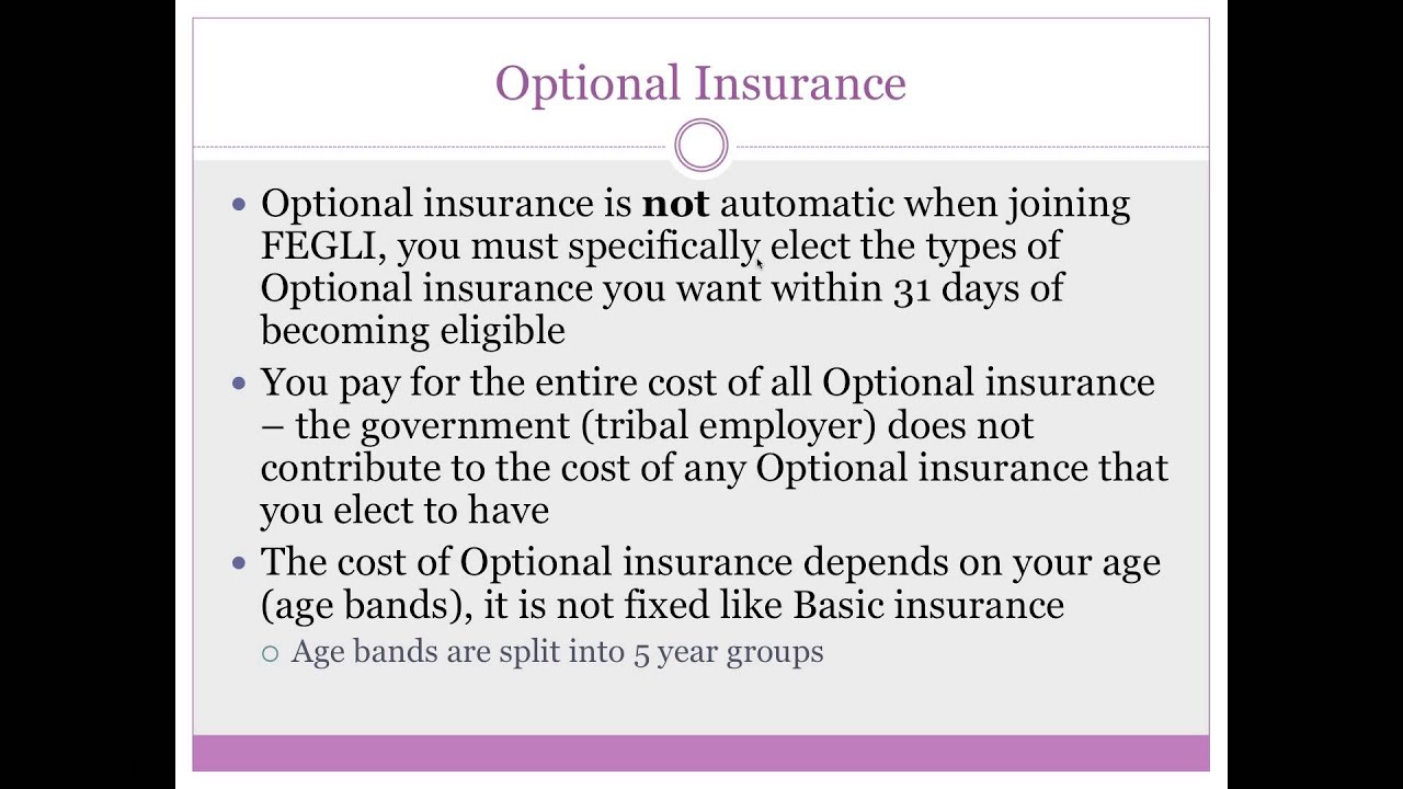 Federal Employees' Group Life Insurance (FEGLI) Program - YouTube