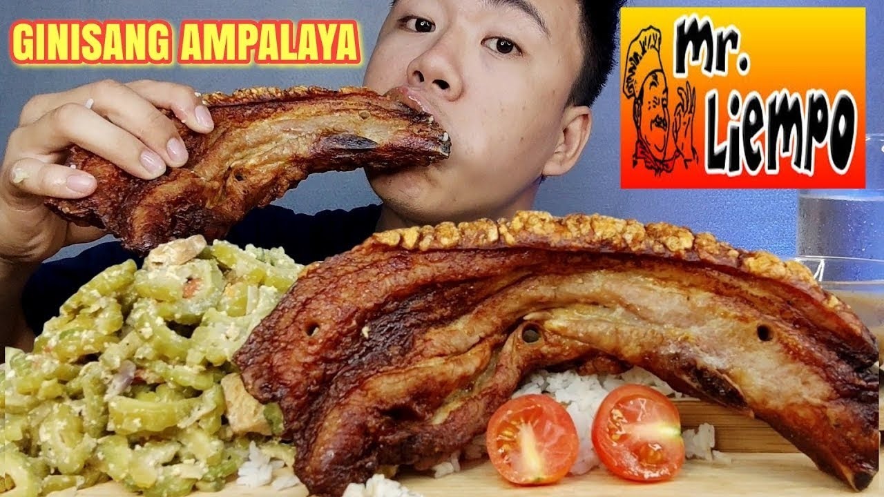 CRISPY PORK LIEMPO MUKBANG | Lechon Kawali Mukbang | Mukbang ...