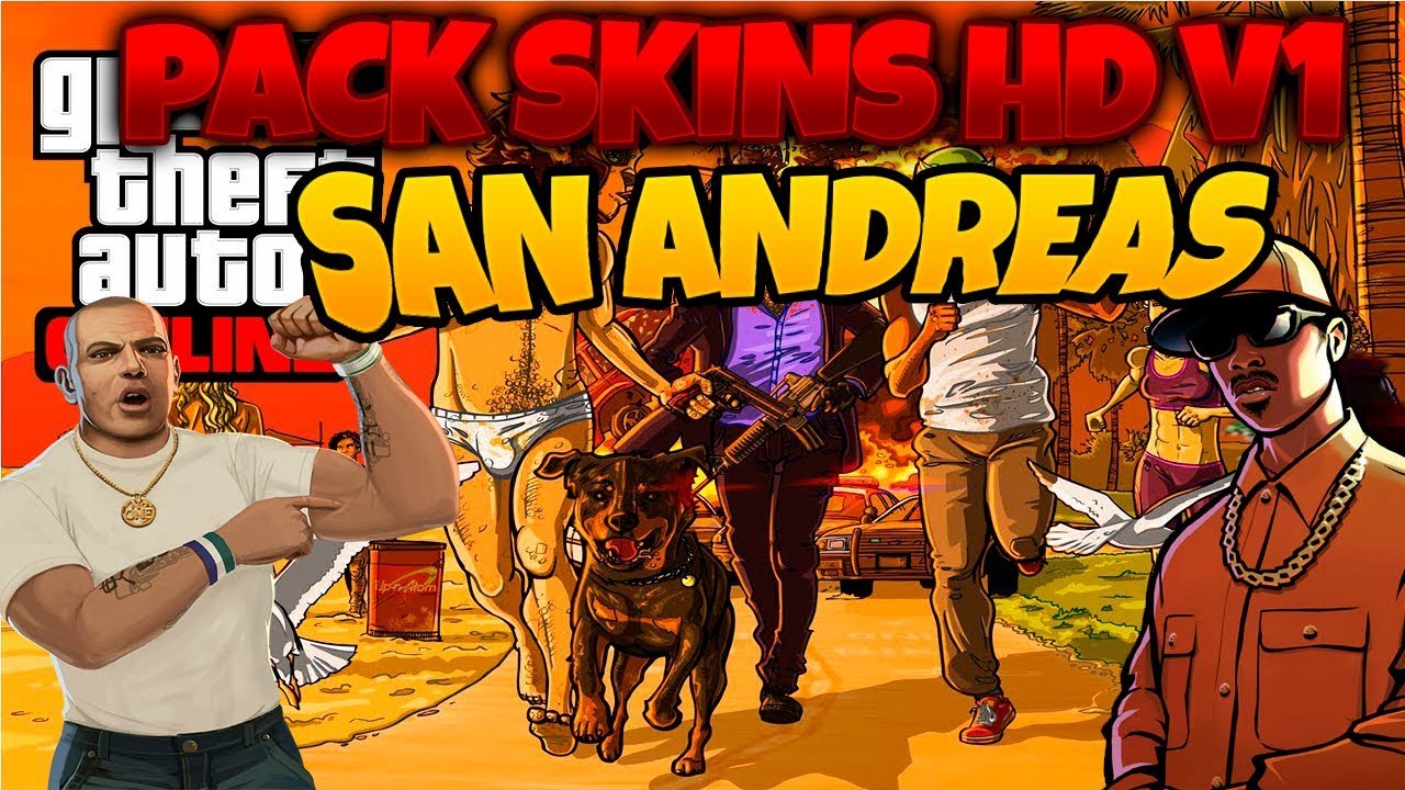 - APORTE- PACK SKINS HD | GTA SAN ANDREAS | -SAMP - YouTube