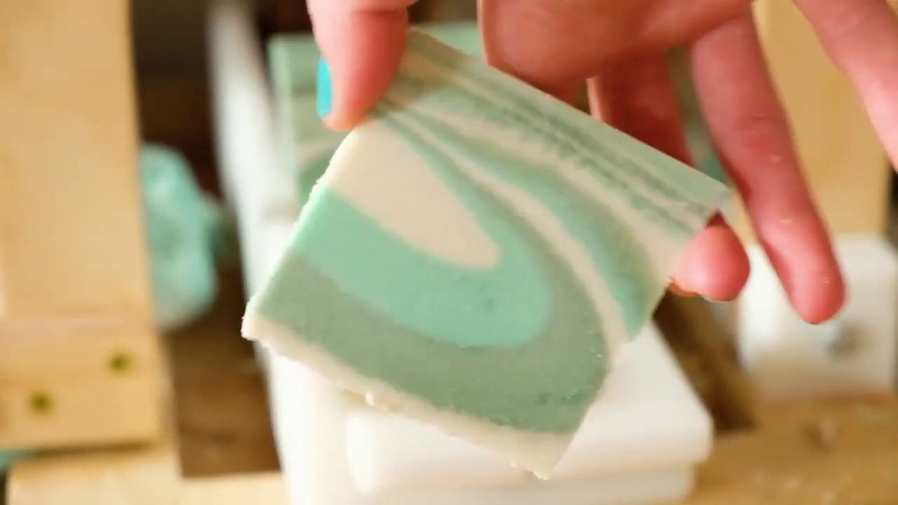 how to make Spin Swirl handmade soap - YouTube