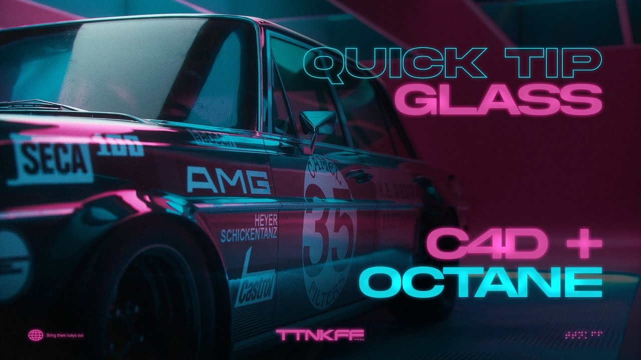 Quick Tip for better Glass shader in Octane Render | Cinema 4D + Octane ...
