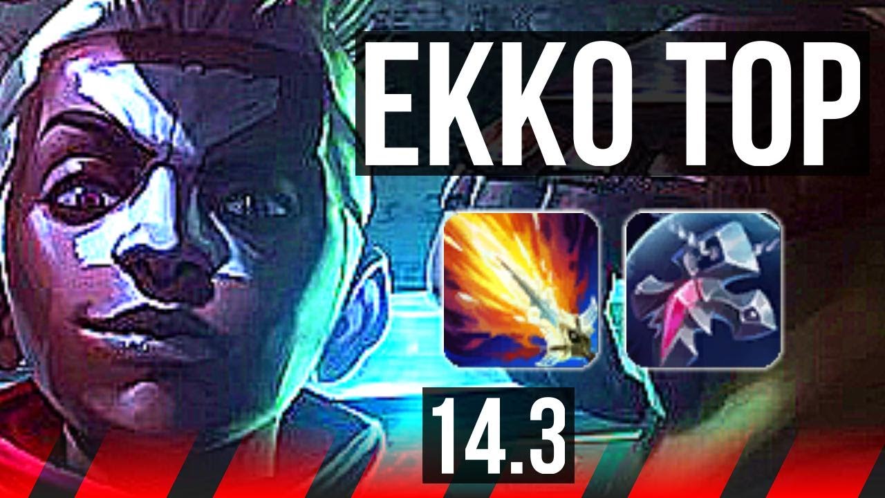 EKKO vs AZIR (TOP) | Quadra, Rank 6 Ekko, 67% winrate, 6 solo kills ...