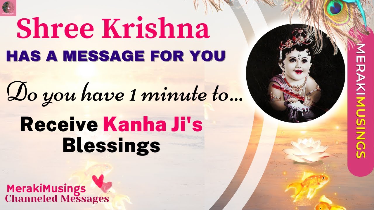 Lord Krishna has a Message for me & you on his birthday 💛 Don't ignore ...