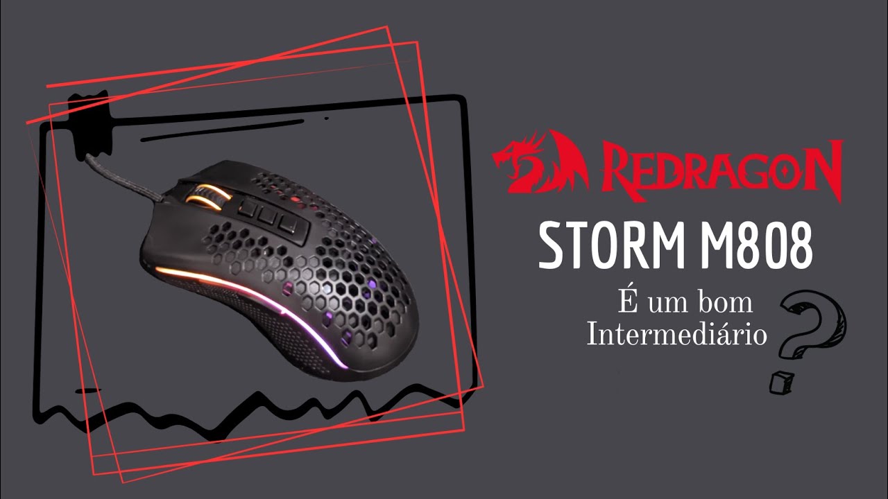 Unboxing e Review Mouse Redragon Storm M808 - YouTube