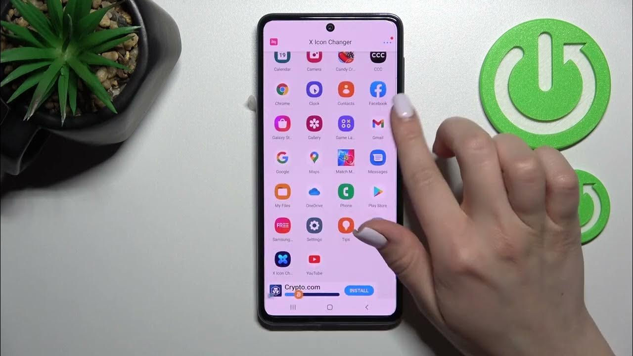 How to Change Icons Shape on SAMSUNG Galaxy M53 - Install X Icon ...