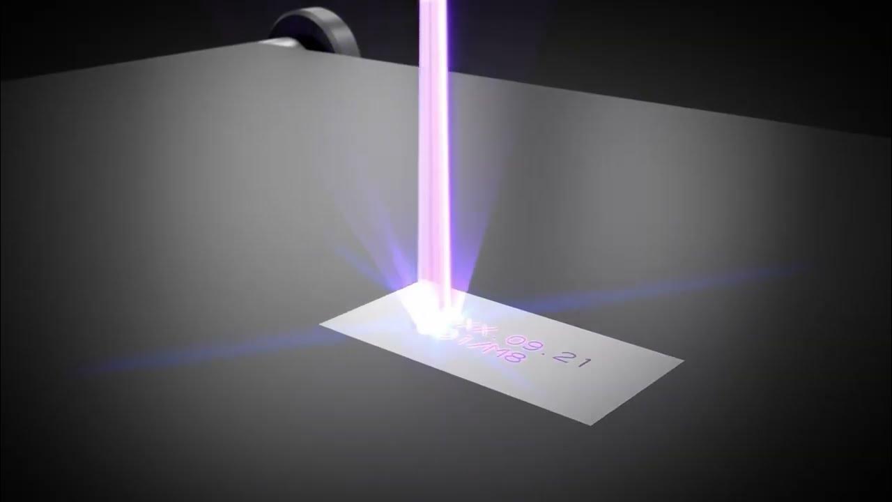 UV Laser Coder | KEYENCE FP-1000 Series - YouTube