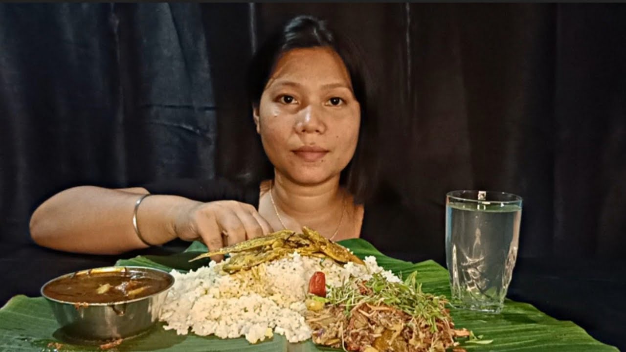🛑 MANIPURI STYLE LUPAMANBI THONGBA MUKBANG / MANIPURI LUPAMANBI RECIPE ...