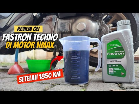 Review Jujur Pemakaian Oli Pertamina Fastron Techno 10W 40 di Motor ...