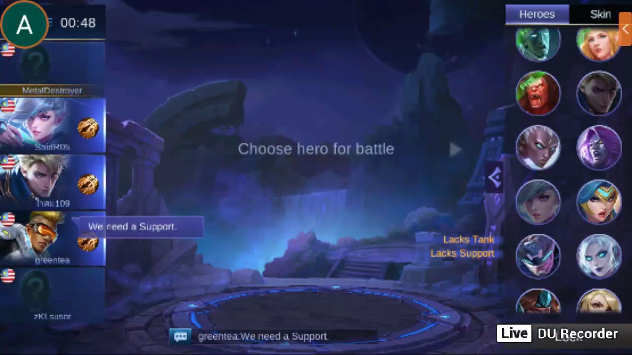 Mobile Legends live stream...Low credit score - YouTube