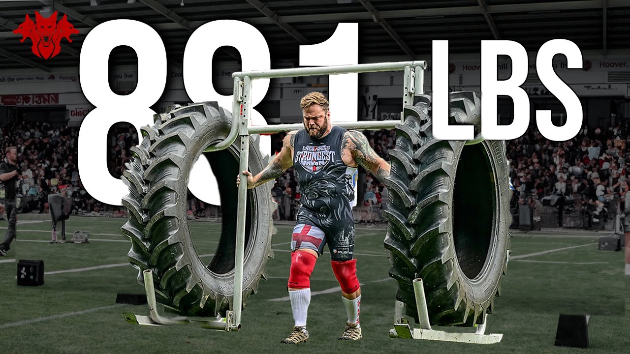 400kg / 881lbs Yoke Carry Andrew Flynn vs Paddy Haynes - YouTube