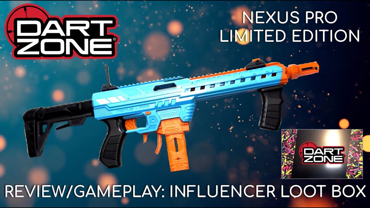 [REVIEW] Dart Zone Influencer Loot Box | Limited Edition Nexus Pro ...