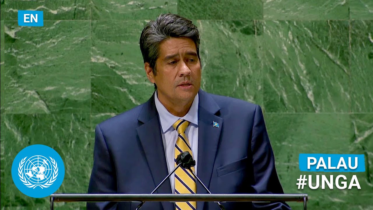🇵🇼 Palau - President Addresses United Nations General Debate, 76th ...