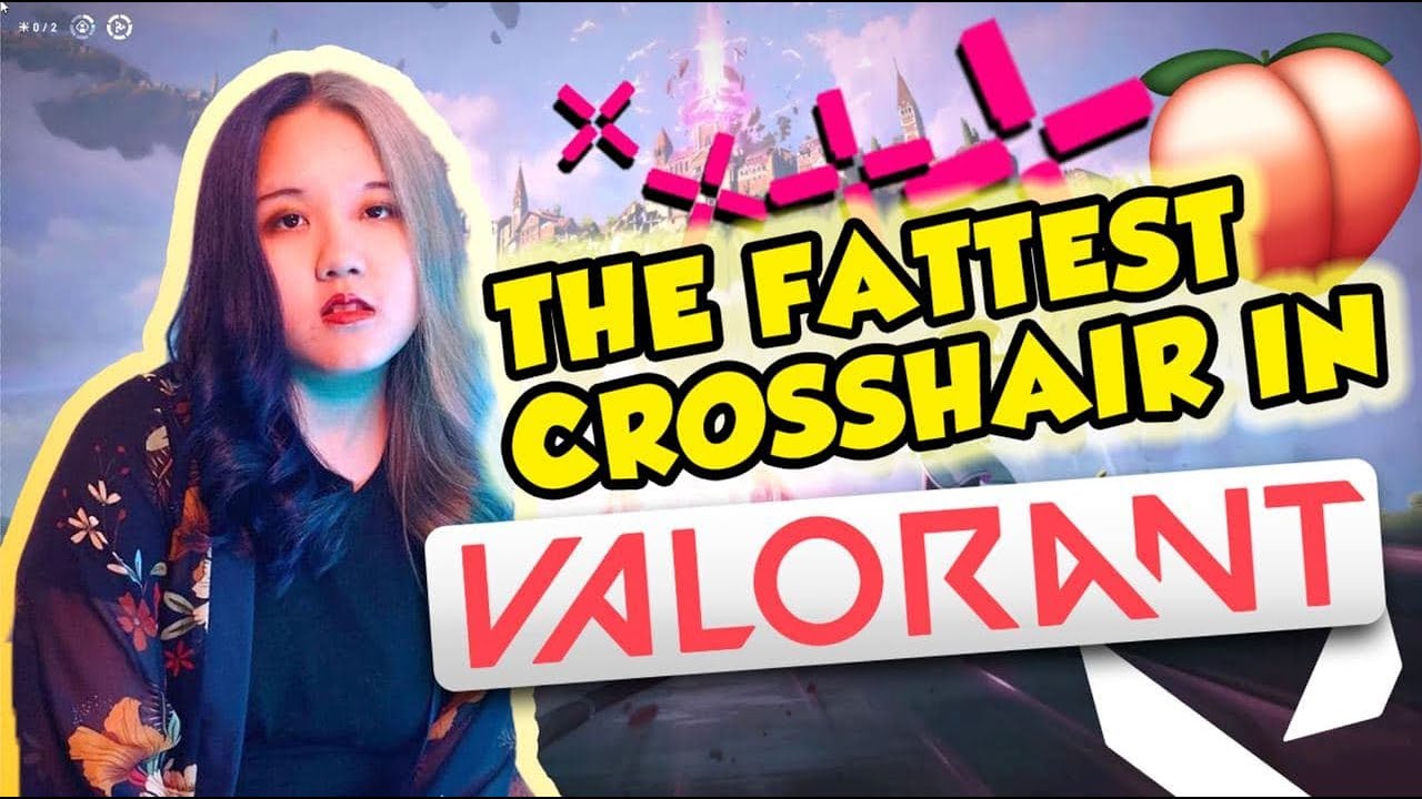 the FATTEST CROSSHAIR of valorant | nataleste - YouTube