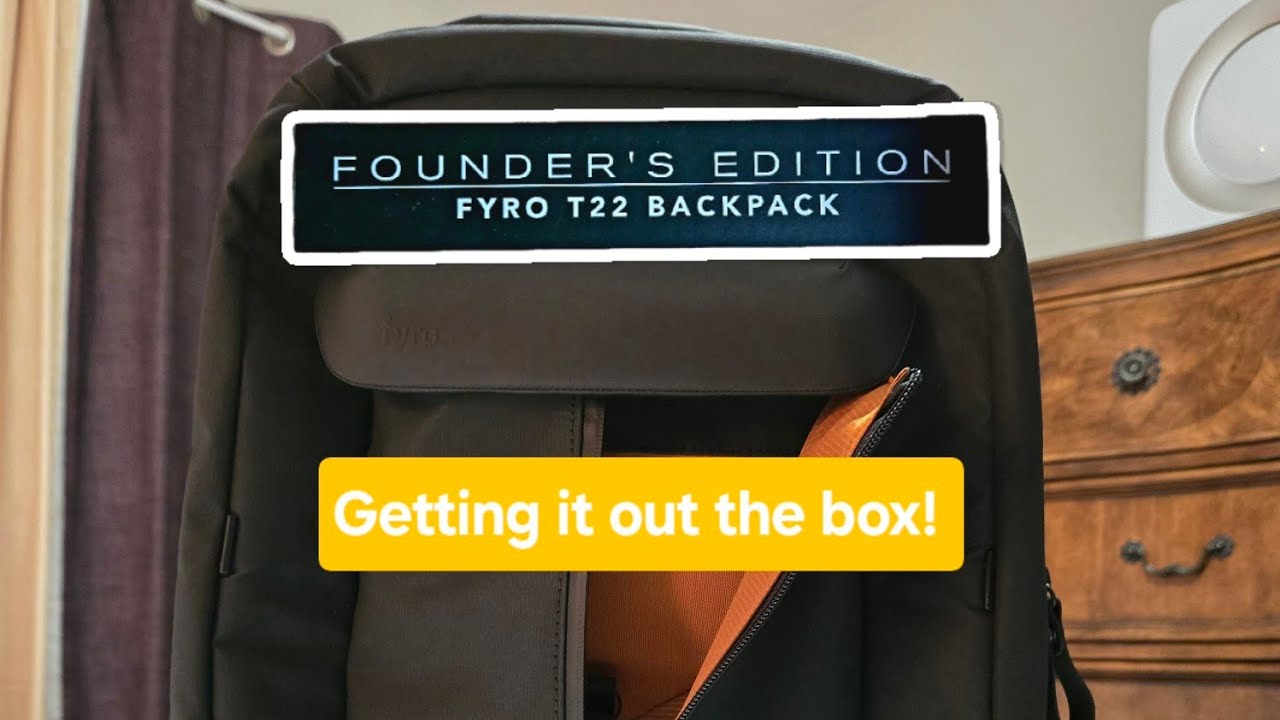 The Fyro T22 Backpack from Kickstarter has arrived! - YouTube