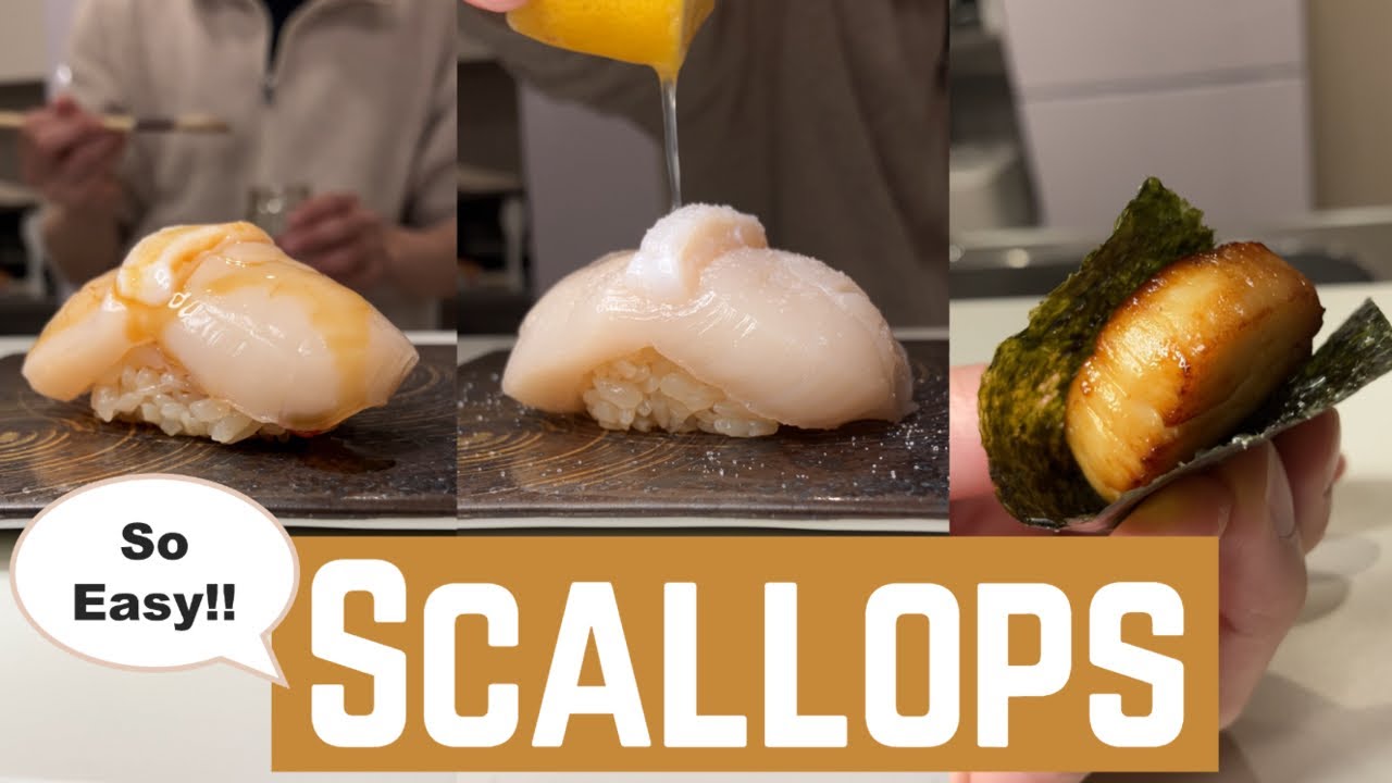 3 Ways to Eat Scallops we call “HOTATE” and Easy to cook!! - YouTube