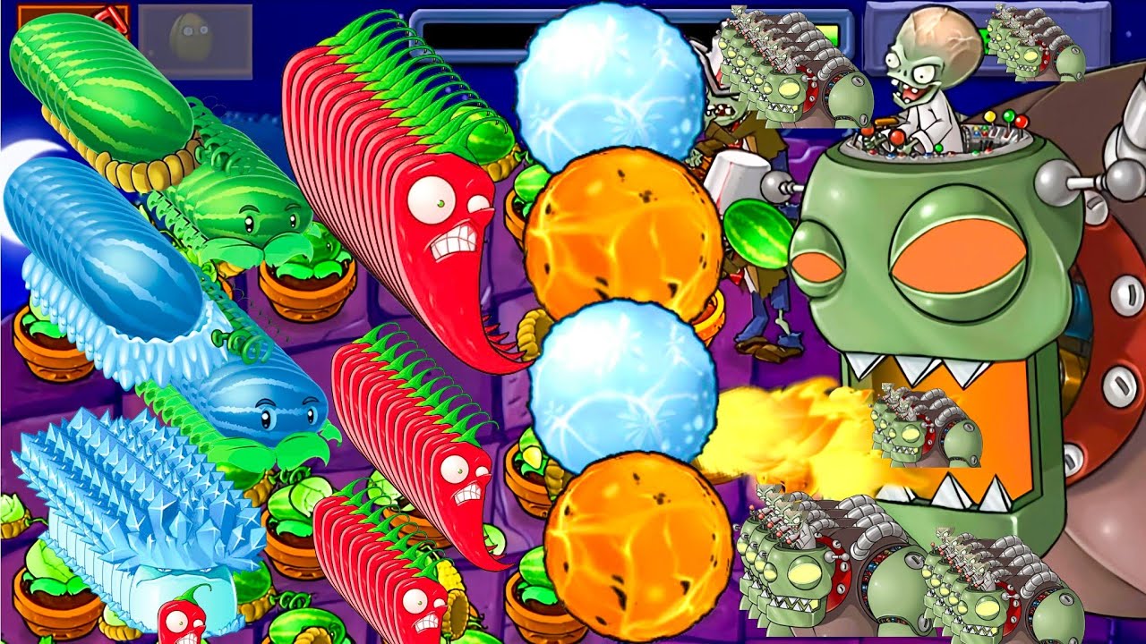 Pvz- Dr Zomboss The Final Boss Challenge | Plants Vs. Zombies Gameplay ...