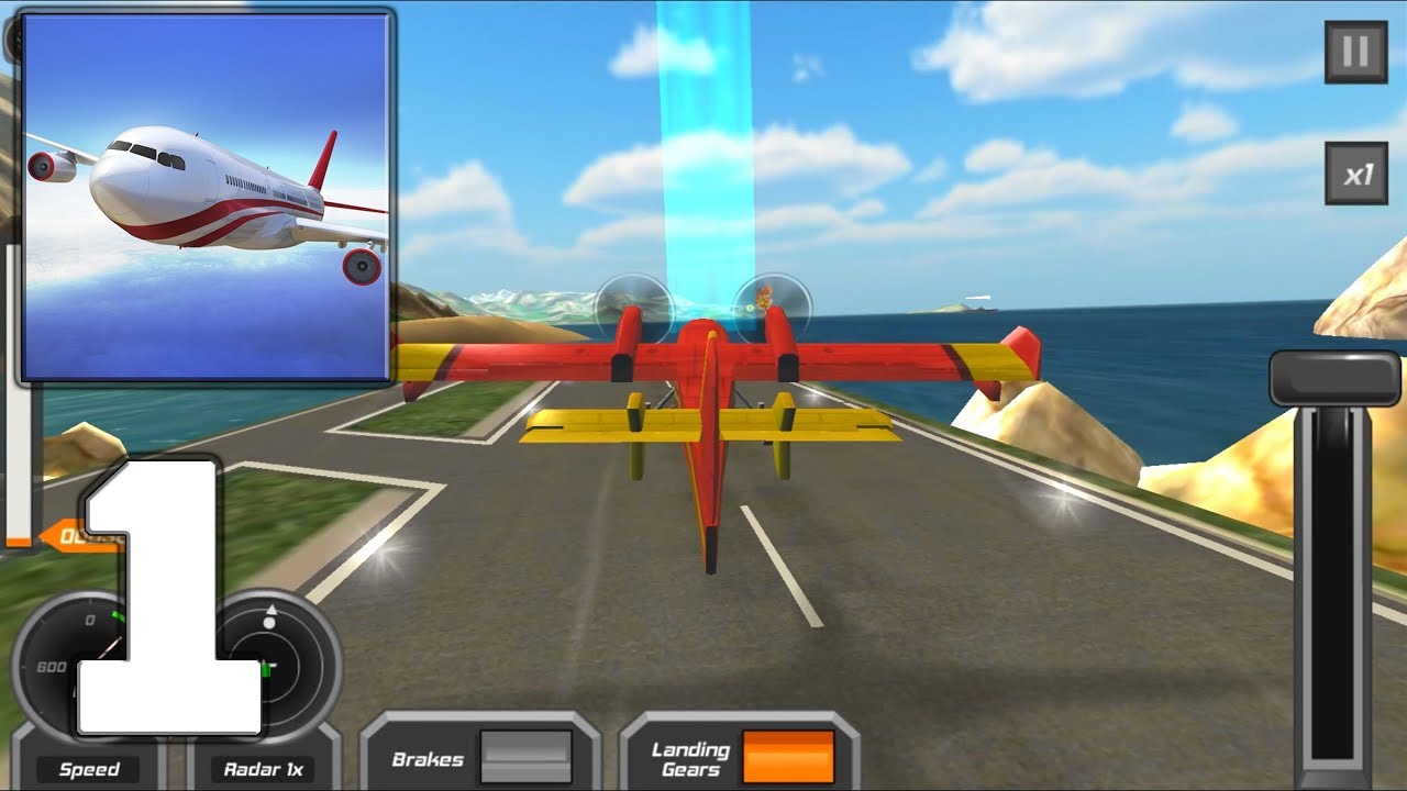 Flight Pilot Simulator 3D - Mobile Gameplay Walkthrough Part 1 (iOS ...