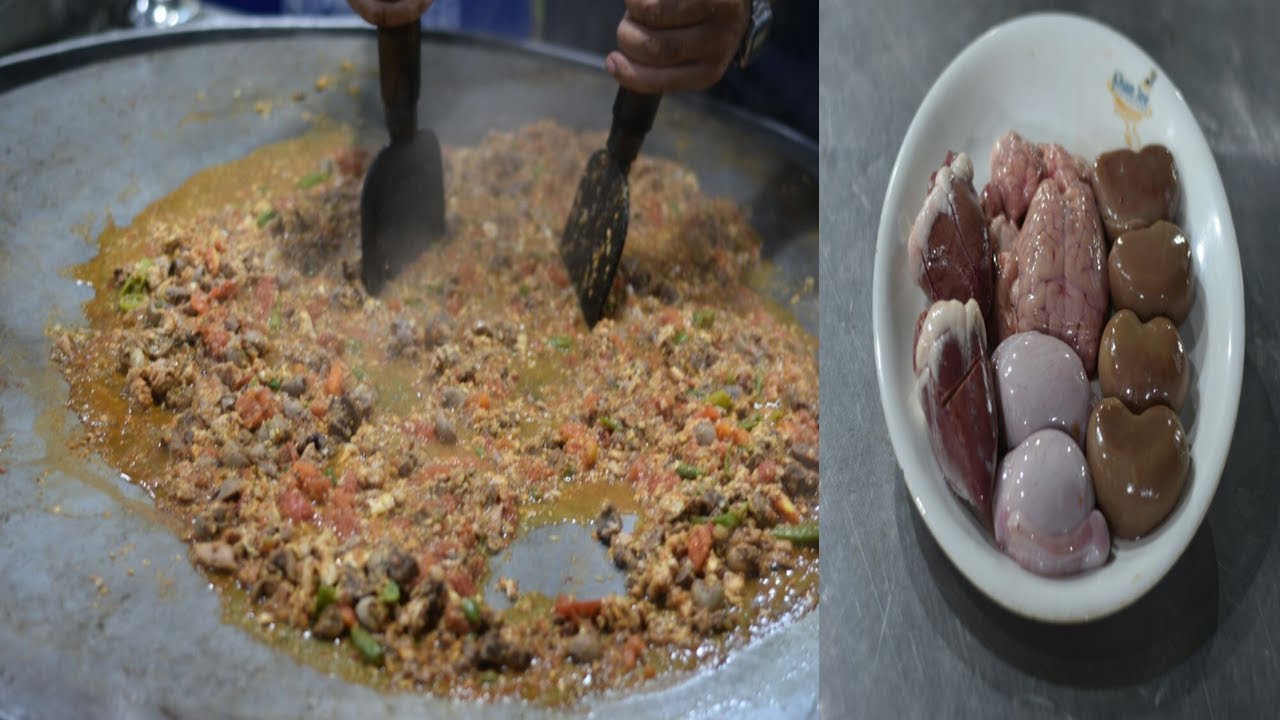 Kata Kat || Goat Kidney,Heart,Brain,Testicles Fry || Pakistani Food ...