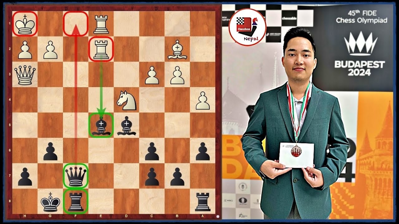 CM Bibek Thing beats International Master (IM) | Olympic Rings Expo ...